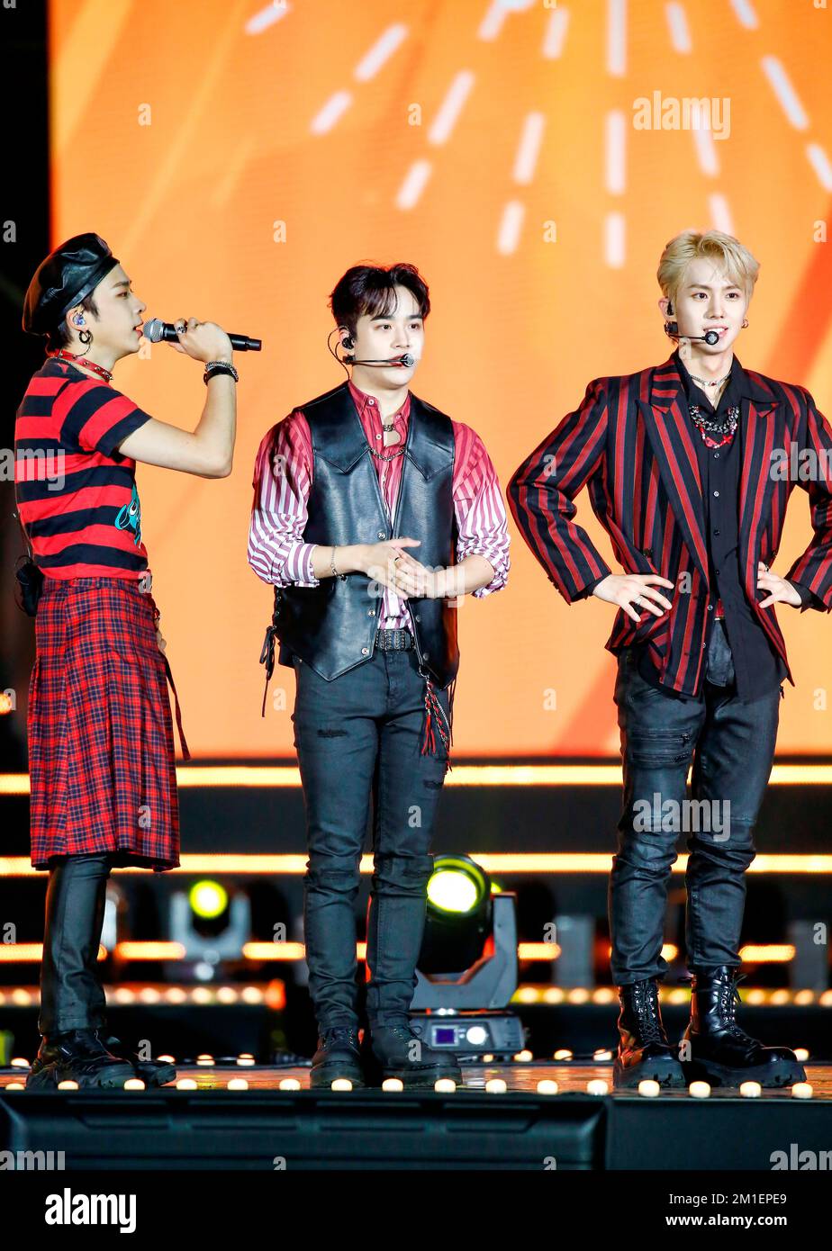 MCND, Oct 7, 2022 : K-pop boy band MCND performs during the-K Concert ...