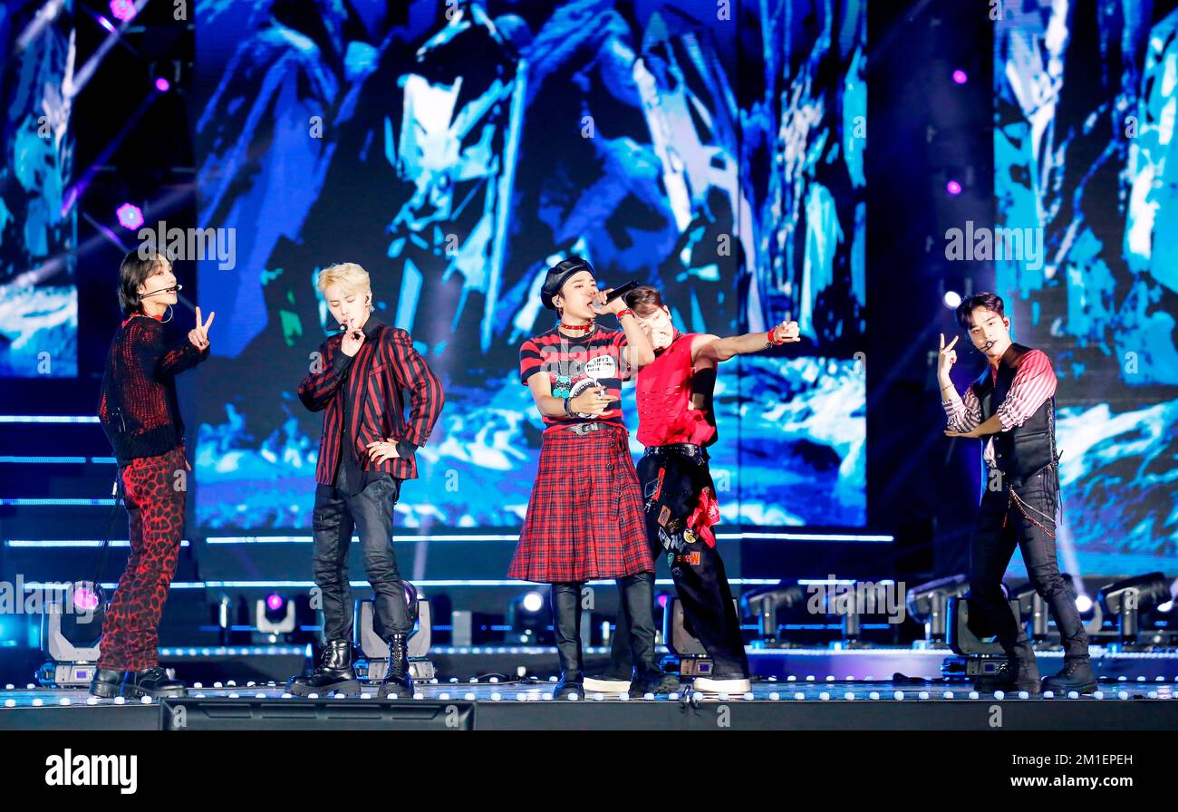 MCND, Oct 7, 2022 : K-pop boy band MCND performs during the-K Concert ...