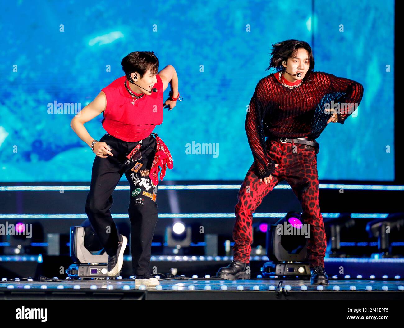 MCND, Oct 7, 2022 : K-pop boy band MCND performs during the-K Concert ...