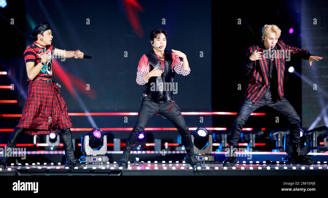 MCND, Oct 7, 2022 : K-pop boy band MCND performs during the-K Concert ...