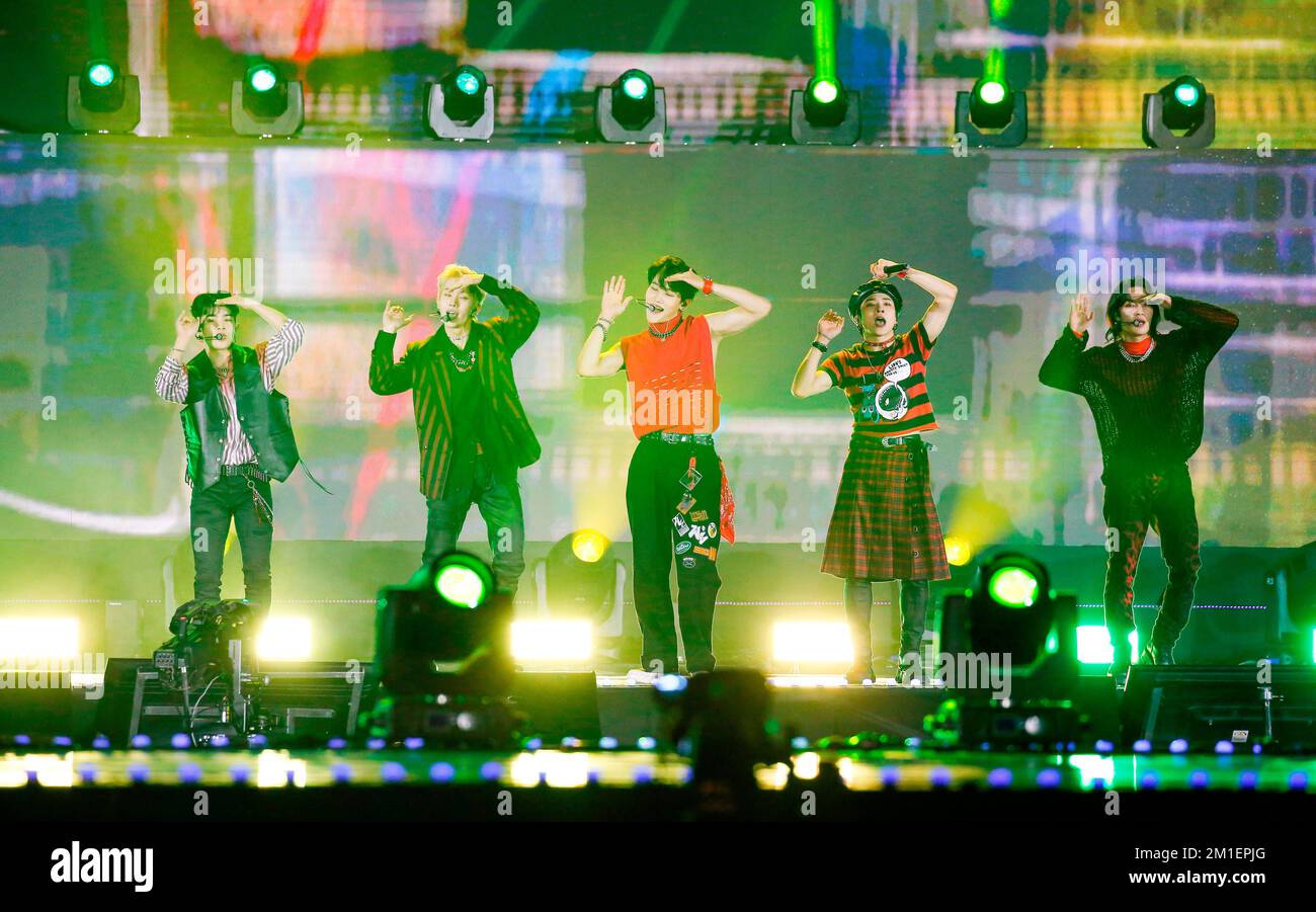 MCND, Oct 7, 2022 : K-pop boy band MCND performs during the-K Concert ...