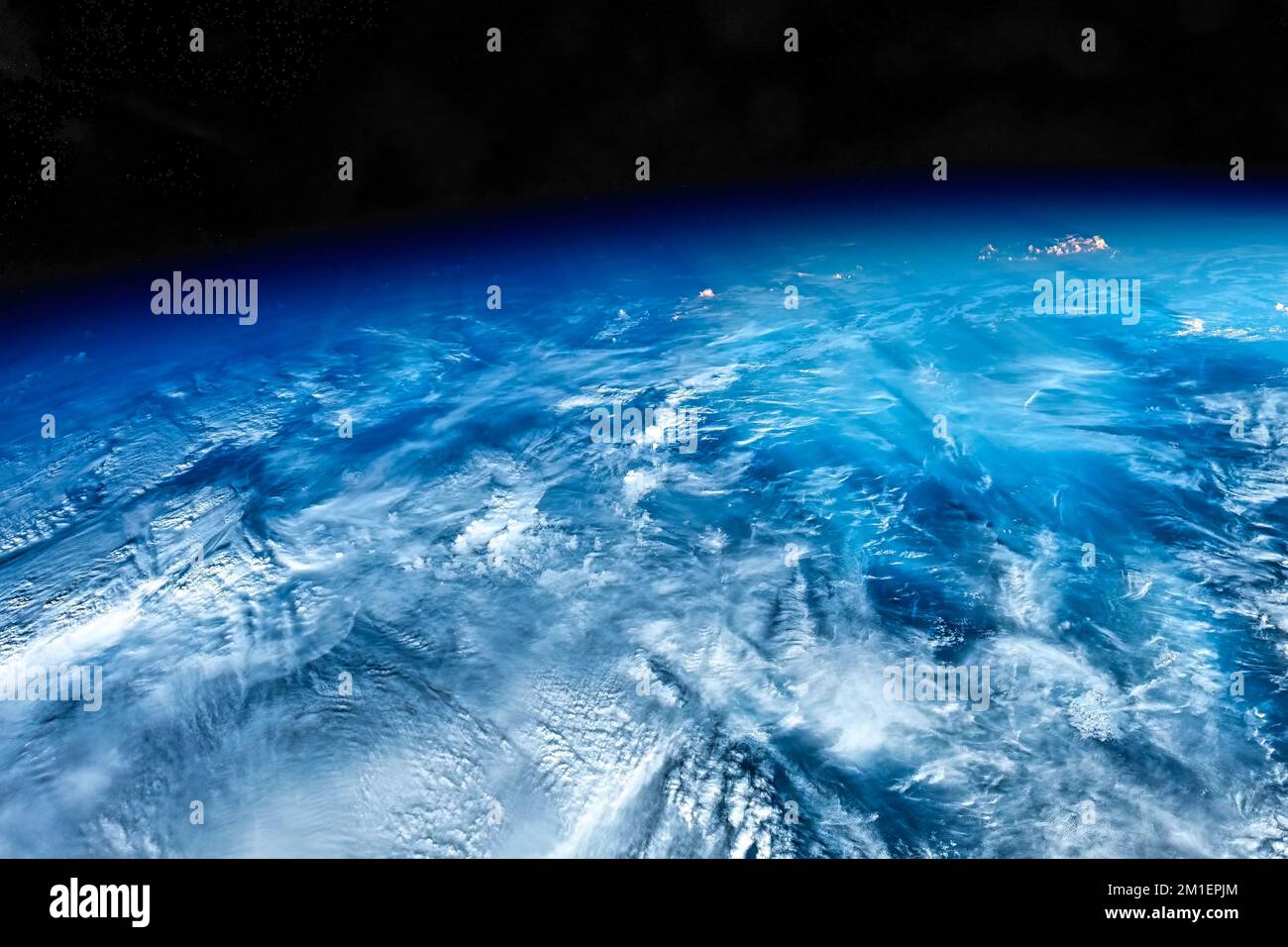 Curious cloud formation. Planet Earth weather Stock Photo - Alamy