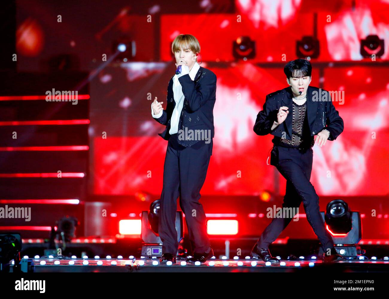 Monsta X, Oct 7, 2022 : K-pop boy group Monsta X performs during the-K ...