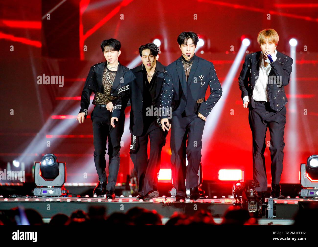 Monsta X, Oct 7, 2022 : K-pop boy group Monsta X performs during the-K ...