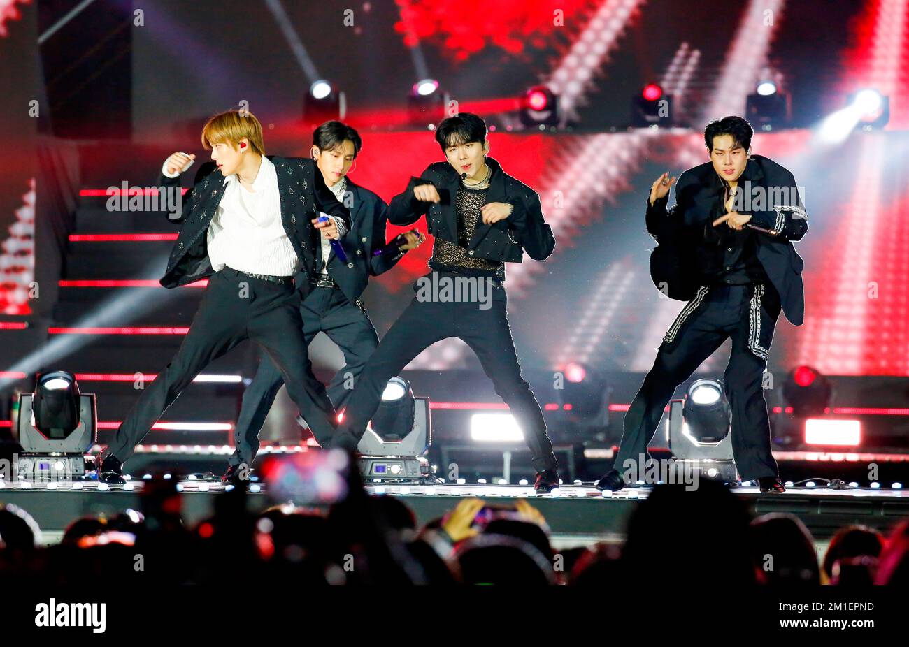 Monsta X, Oct 7, 2022 : K-pop boy group Monsta X performs during the-K ...