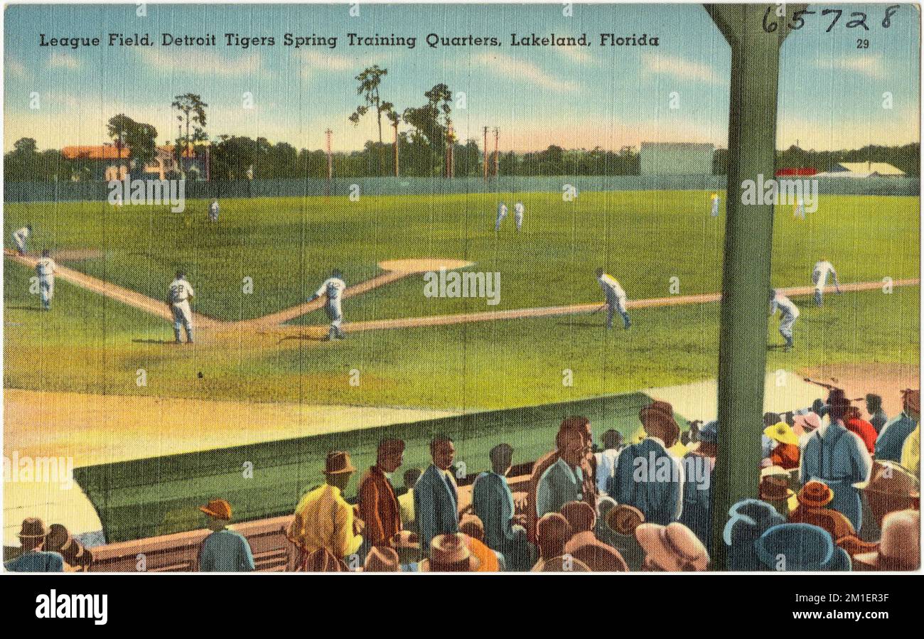 League field, Detroit Tigers spring training quarters, Lakeland ...