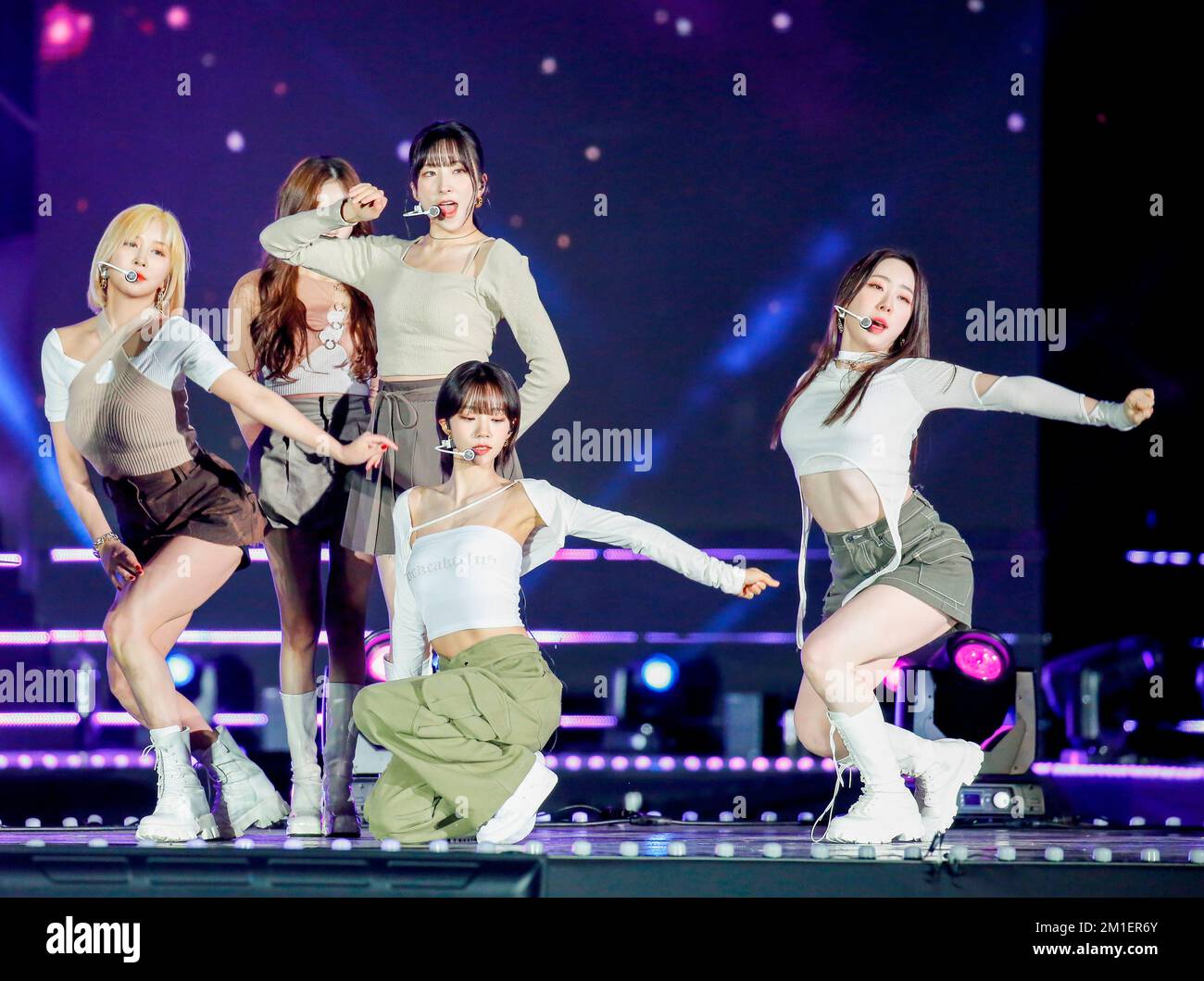 WJSN, Oct 7, 2022 : K-pop girl group WJSN (Cosmic Girls) performs during the-K Concert held as a ...