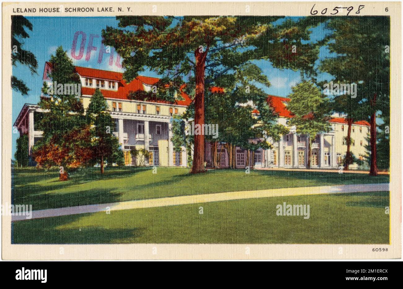Leland House, Schroon Lake, N. Y. , Houses, Tichnor Brothers Collection ...
