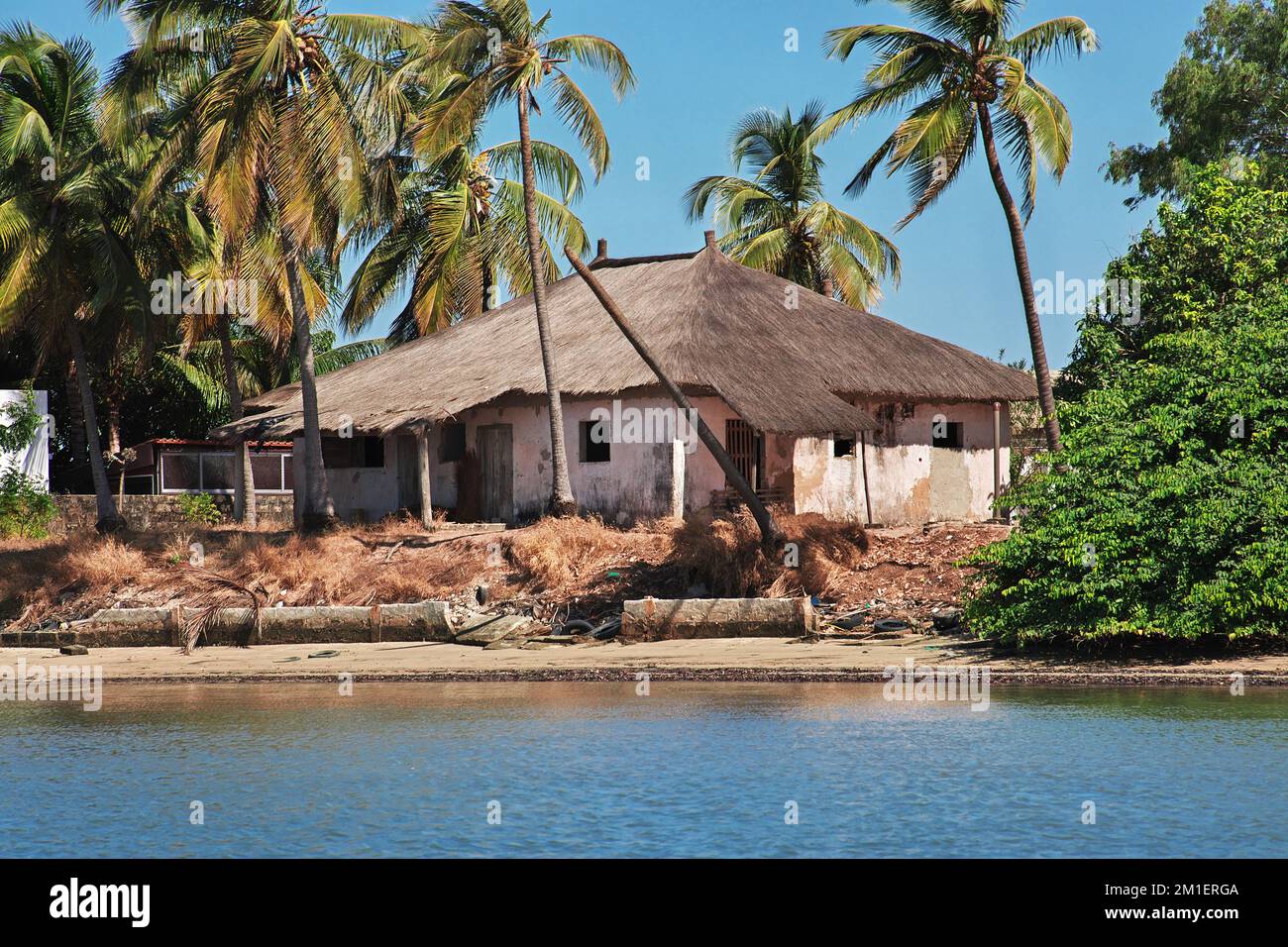 Small village on Casamance river, Ziguinchor Region, Senegal, West ...