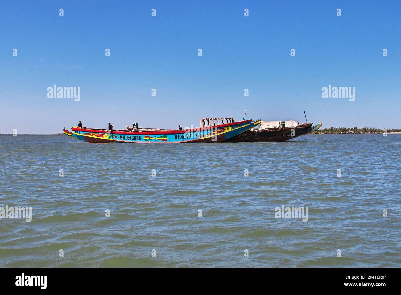 Casamance river, Ziguinchor Region, Senegal, West Africa Stock Photo ...