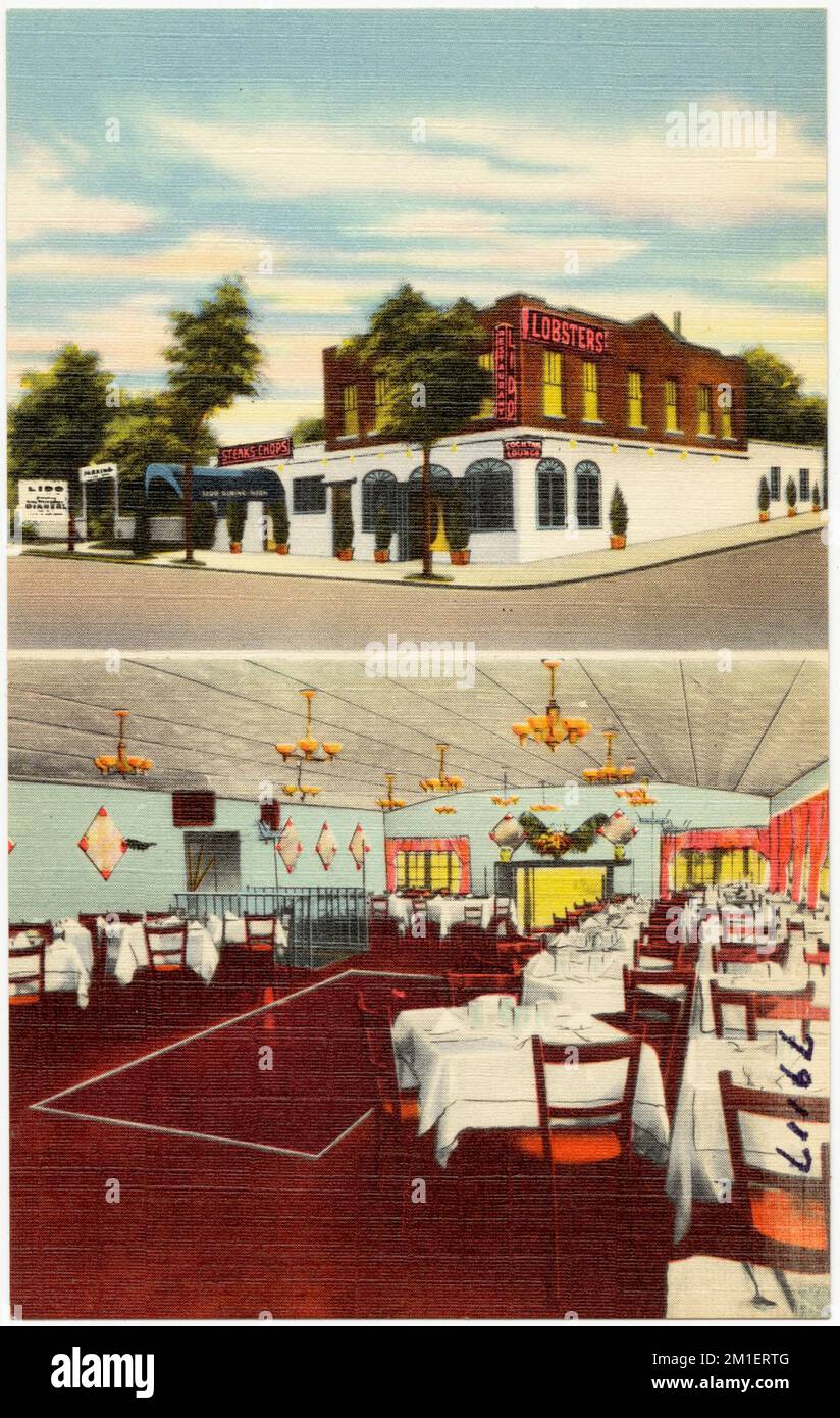 Lido Restaurant , Restaurants, Tichnor Brothers Collection, postcards ...