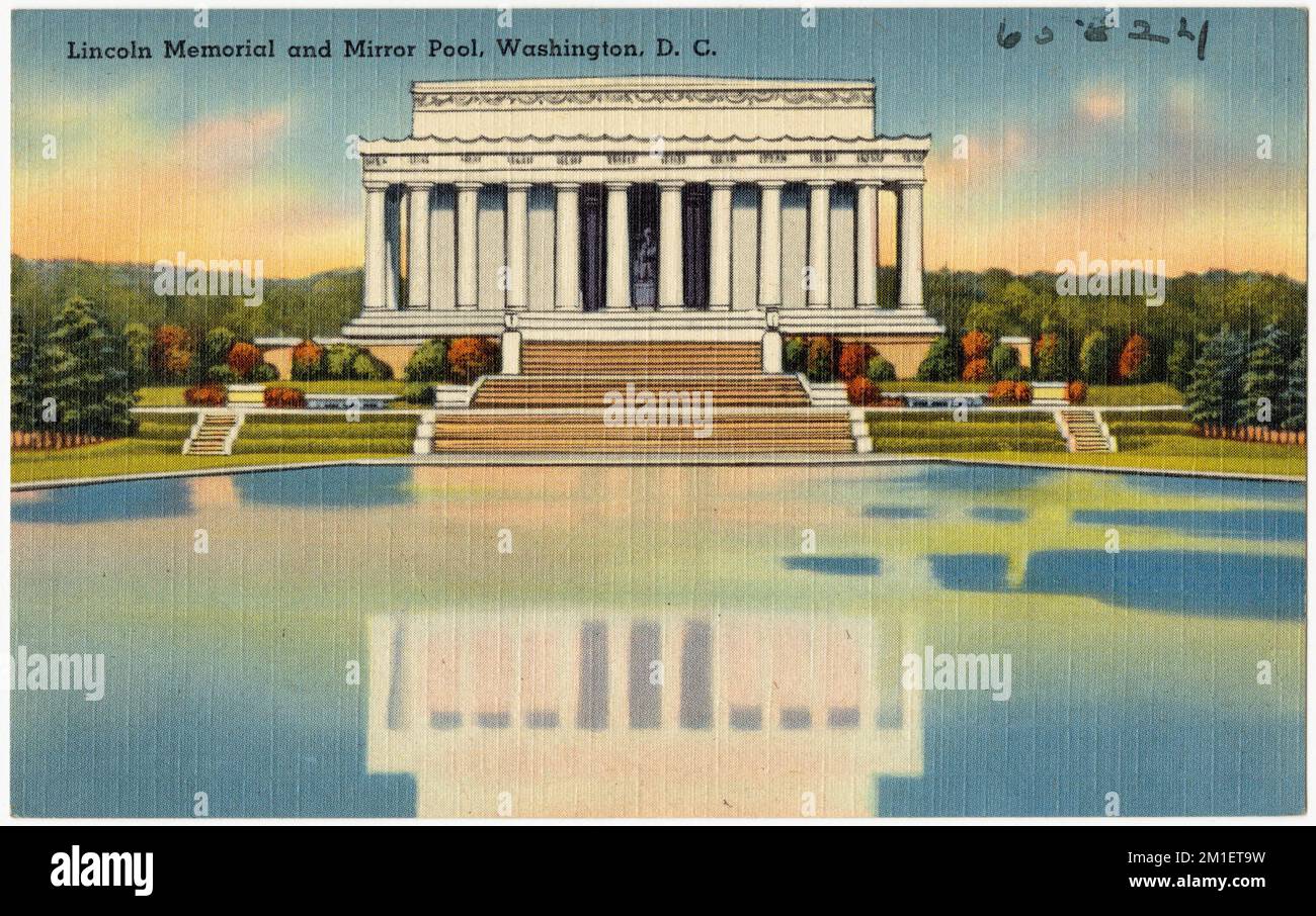 Lincoln Memorial and Mirror Pool, Washington, D. C. , Monuments ...