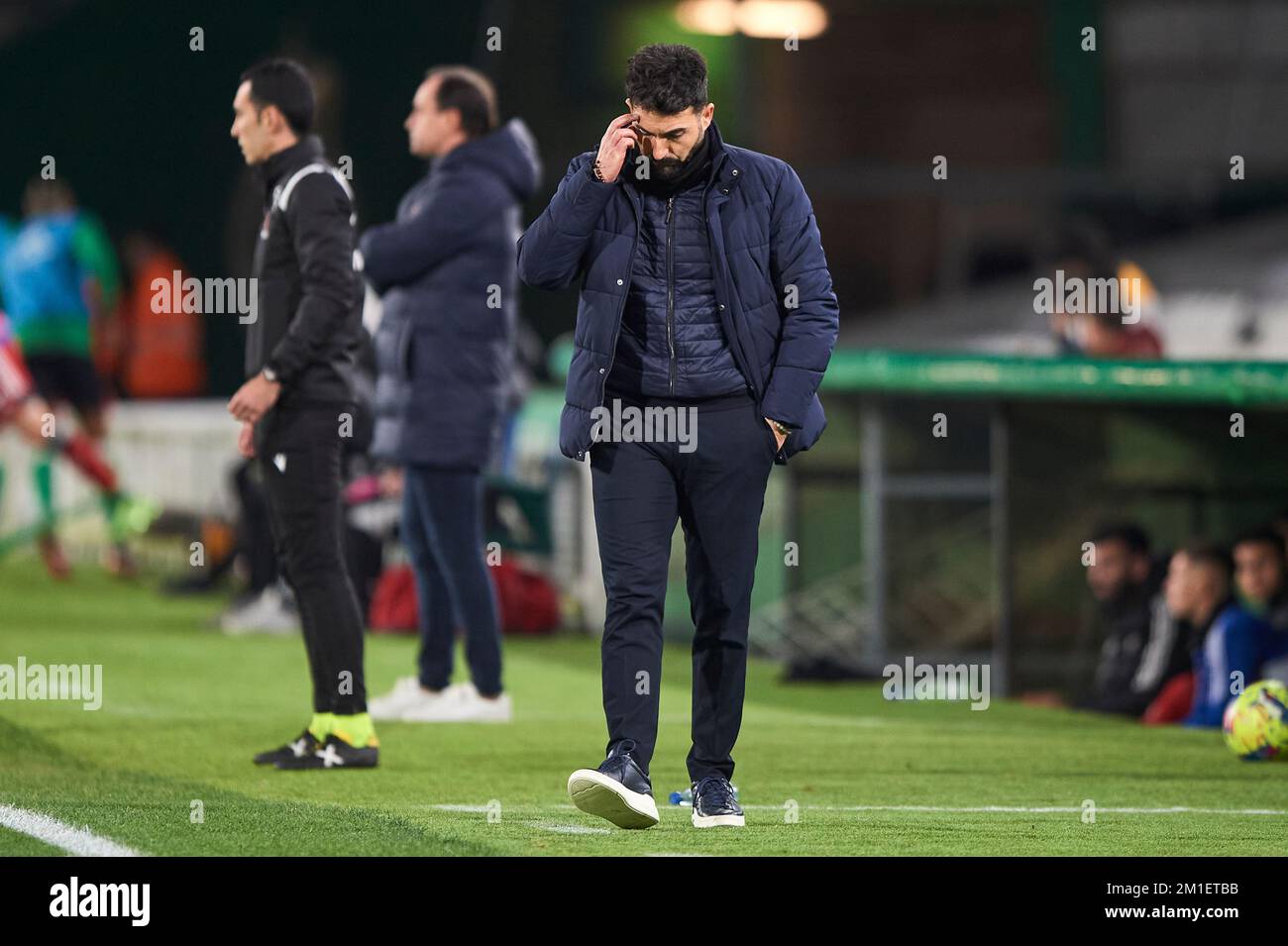 Real Racing Club head coach Guillermo Fernandez Romo during La Liga ...