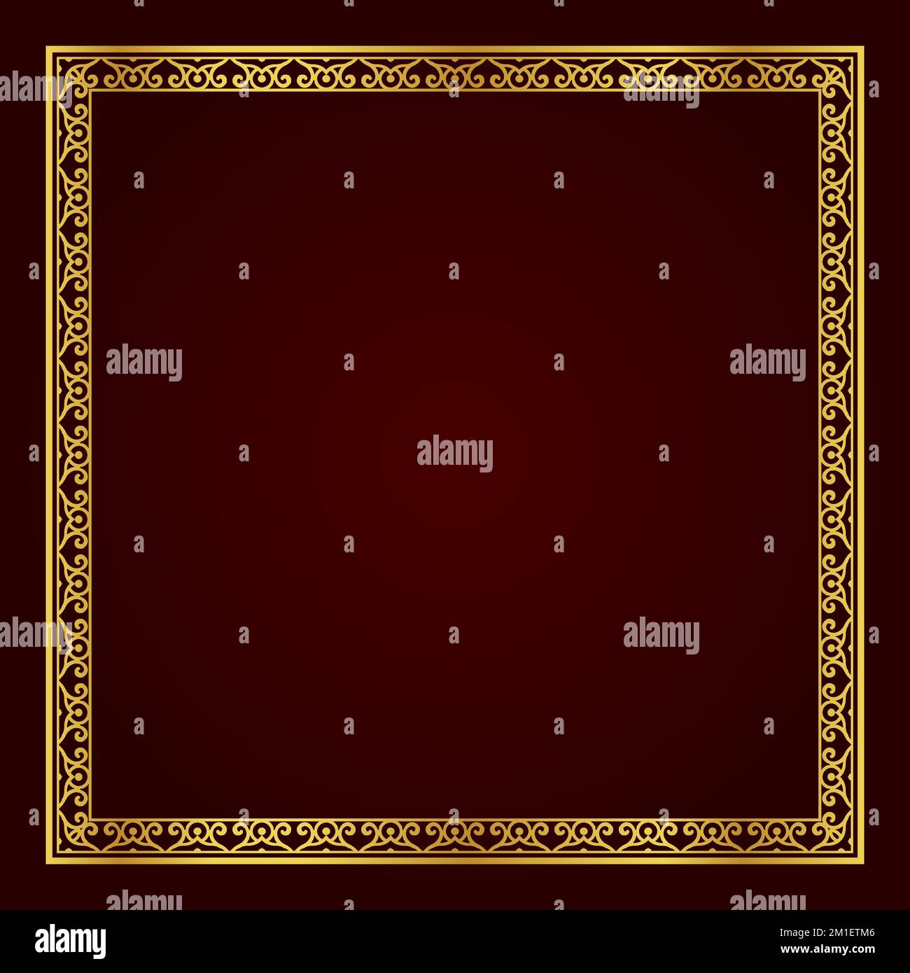 Luxury golden square and round frame set Stock Vector Image & Art - Alamy