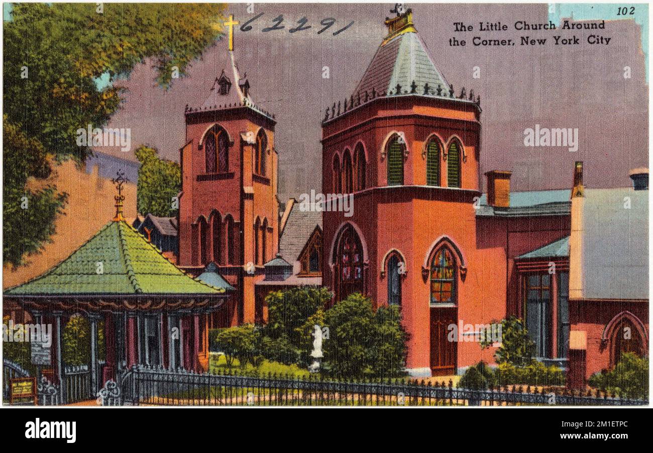 The Little Church Around the Corner, New York City , Churches, Tichnor ...