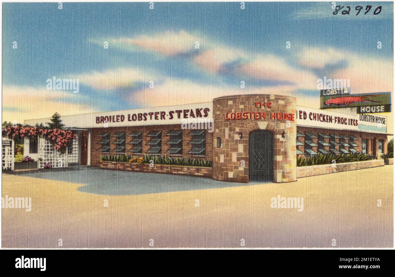 The Lobster House , Restaurants, Tichnor Brothers Collection, postcards ...
