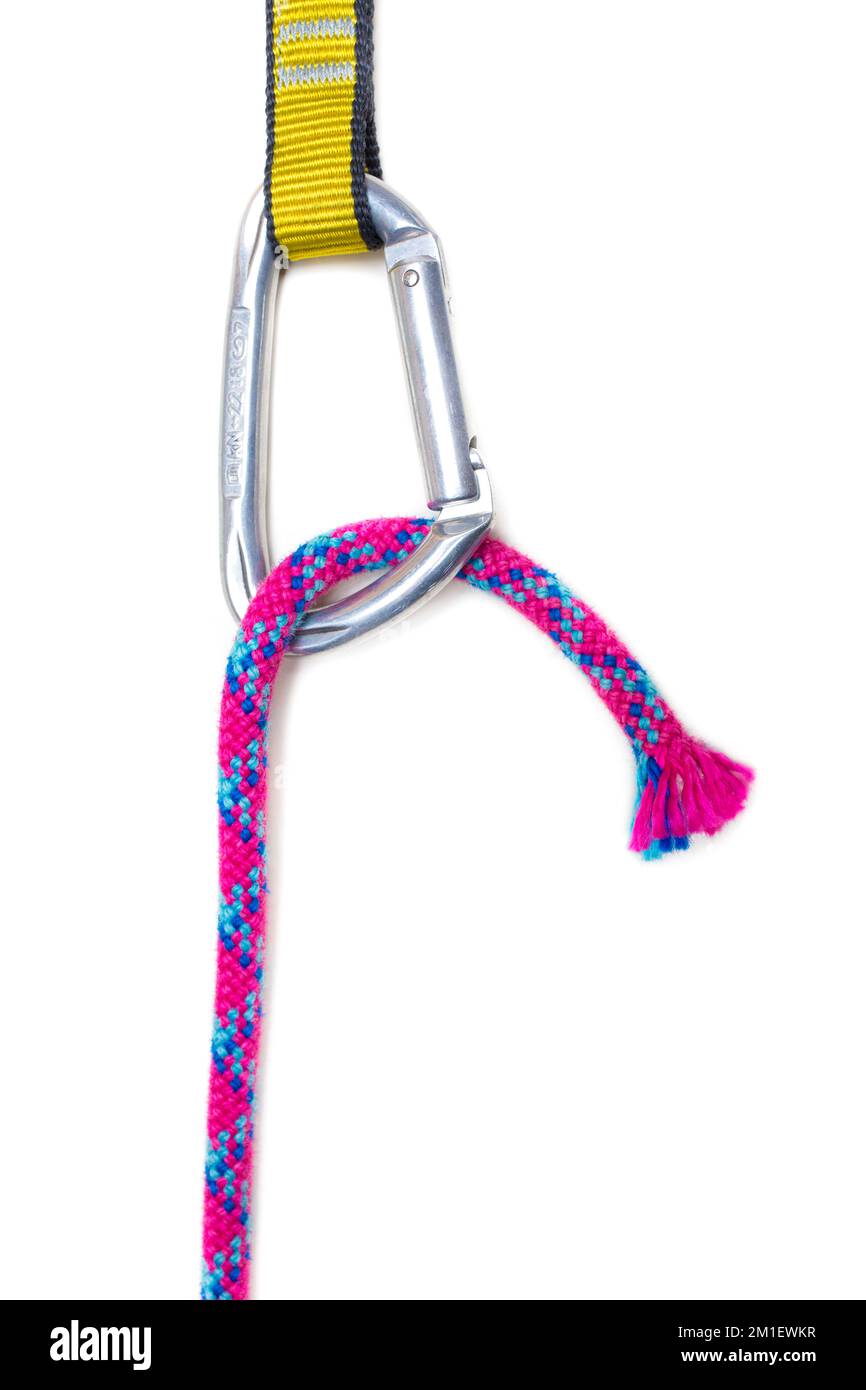 Rope climbing in sport Cut Out Stock Images & Pictures - Alamy