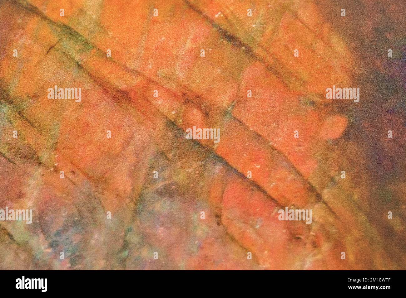 Viscose fabric sample in different color patterns closeup as textile ...