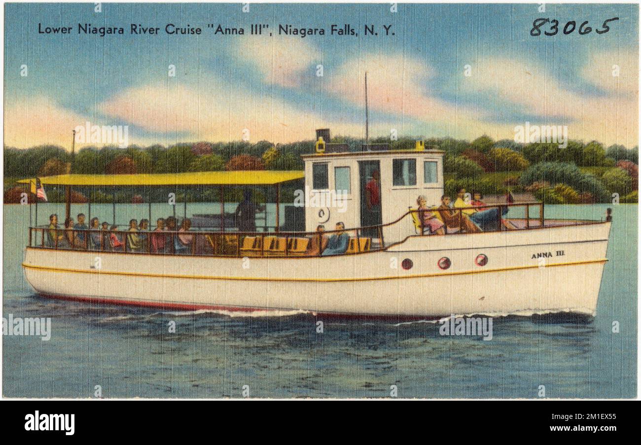 Lower Niagara River cruise 'Anna III,' Niagara Falls, N. Y. , Boats ...