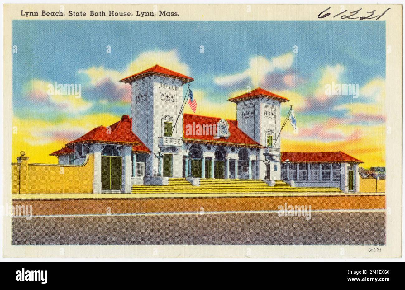 Lynn Beach, State Bath House, Lynn, Mass. , Bathhouses, Tichnor ...