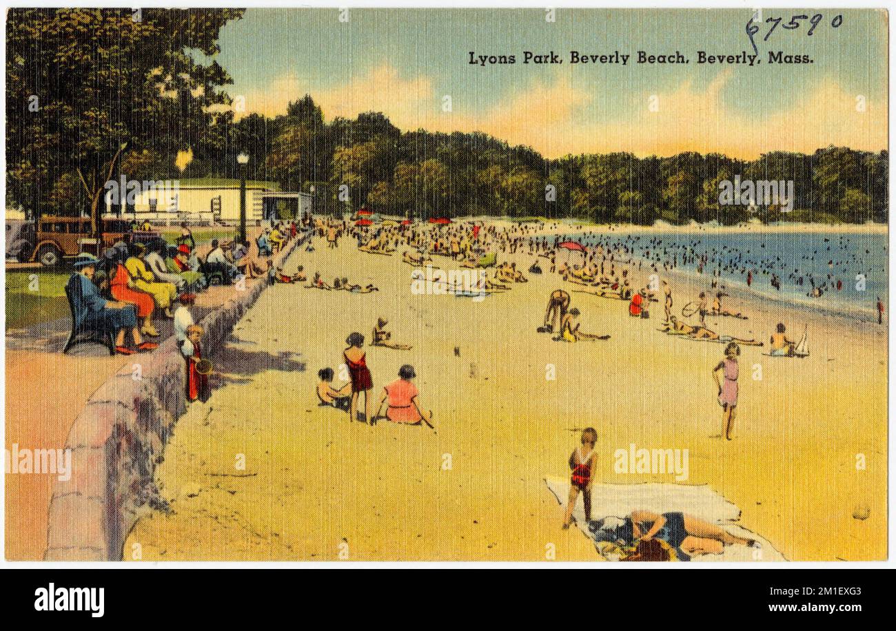 Lyons Park, Beverly Beach, Beverly, Mass. , Beaches, Parks, Tichnor ...