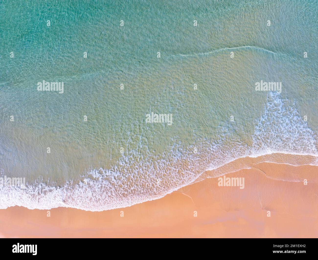 Top view of beach sea surface, Shot in the open sea from above,Amazing ...