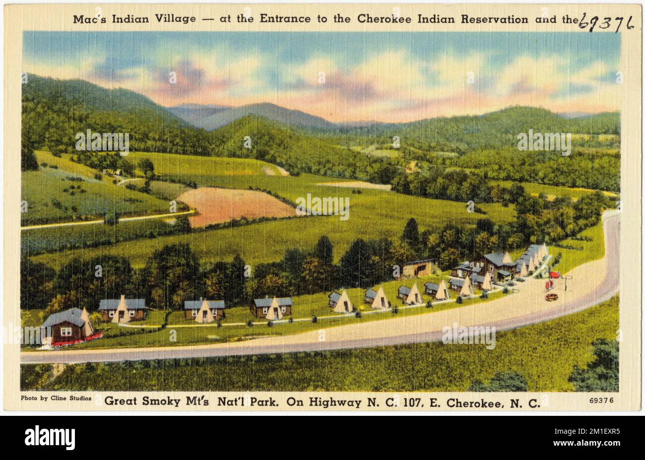 Mac's Indian Village -- at the entrance to the Cherokee Indian ...