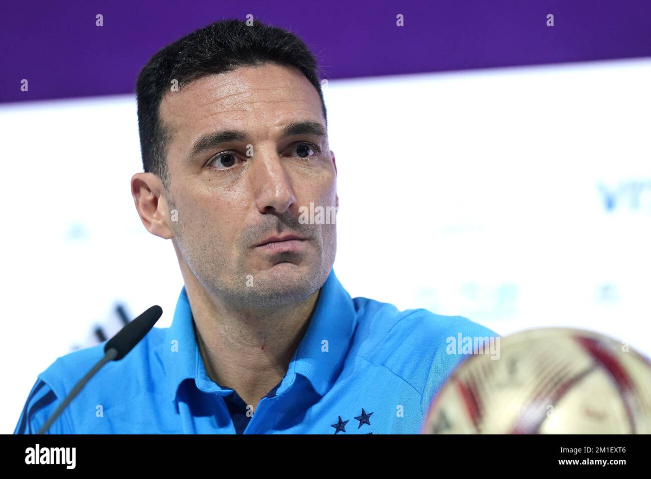 Lionel scaloni press conference hi-res stock photography and images - Alamy