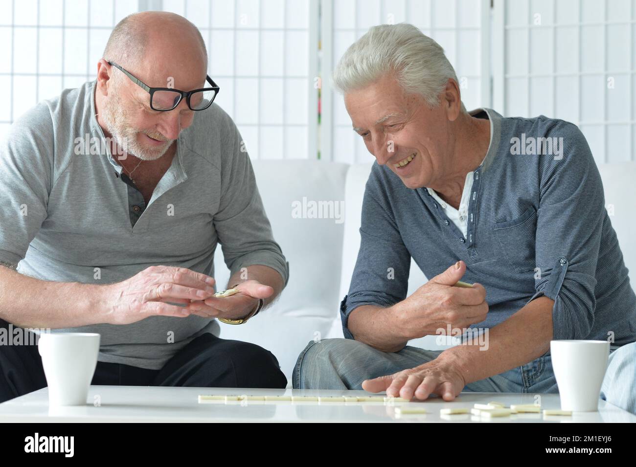 Portrait two older men hi-res stock photography and images - Alamy