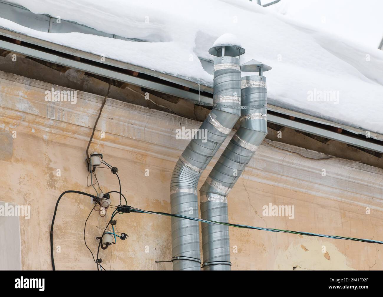 Smoking vent on roof in hi-res stock photography and images - Alamy