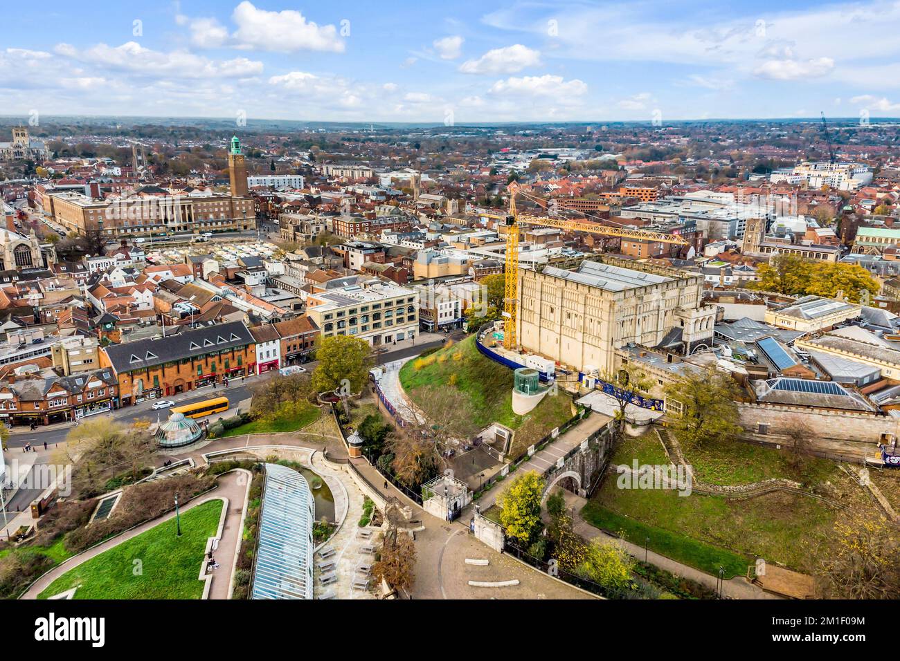 Norwich castle aerial hi-res stock photography and images - Alamy