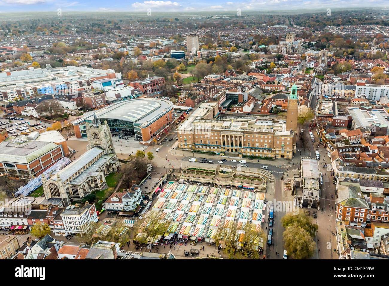Norwich castle aerial hi-res stock photography and images - Alamy