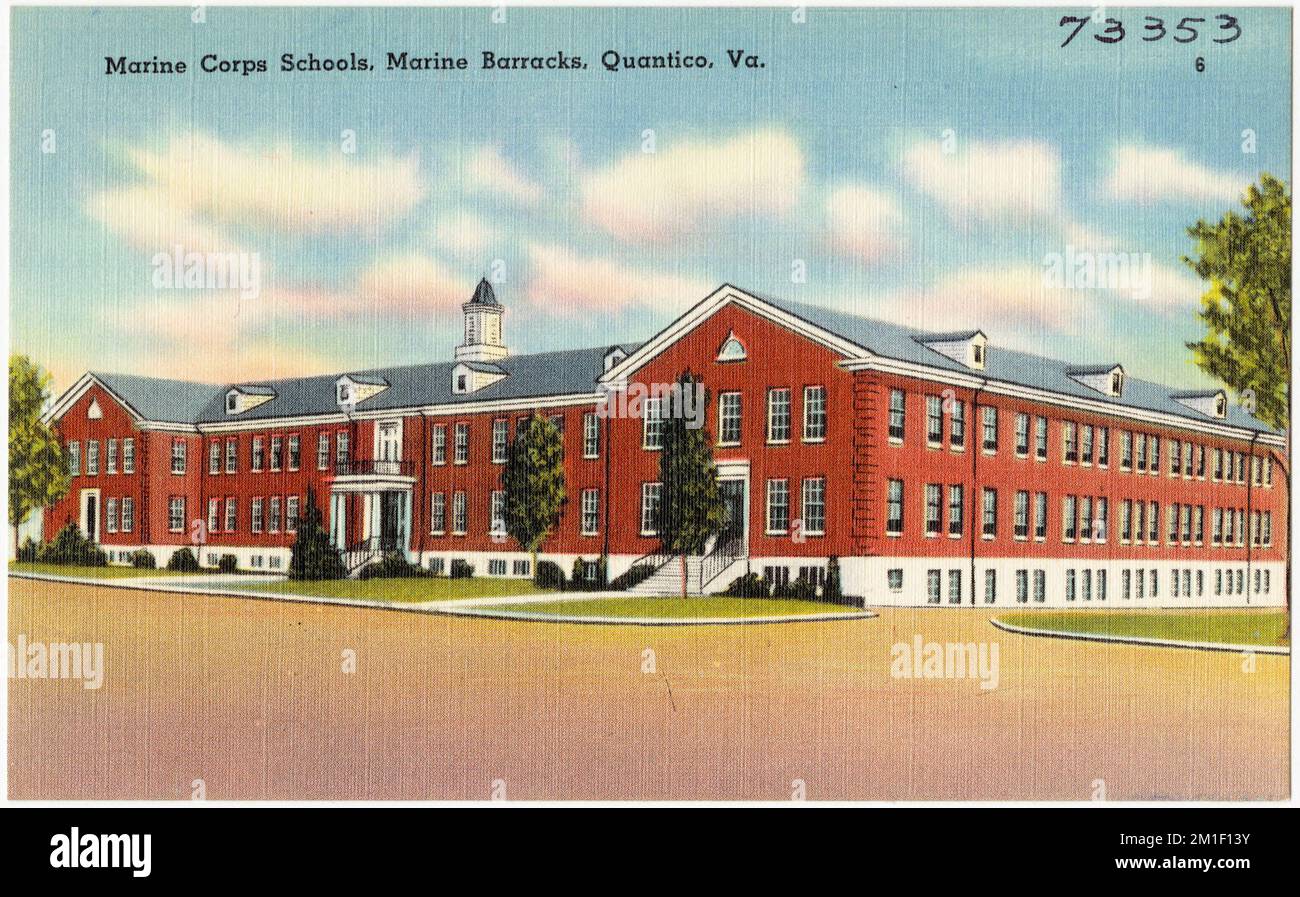 Marine Corps schools, Marine Barracks, Quantico, Va. , Military ...