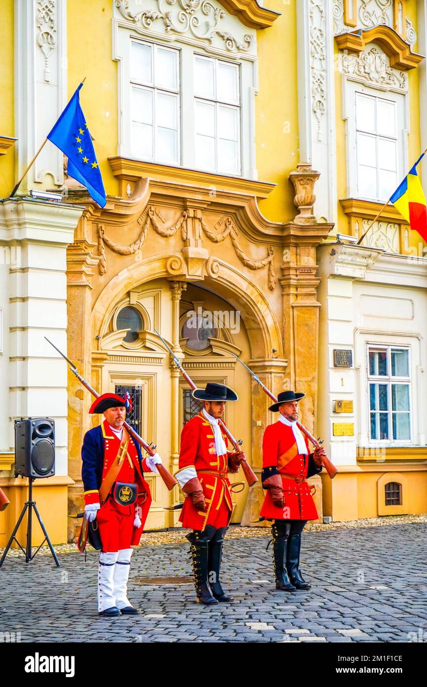 Changing of the guards, Parade Ceramony, Union Square, Timișoara Art ...