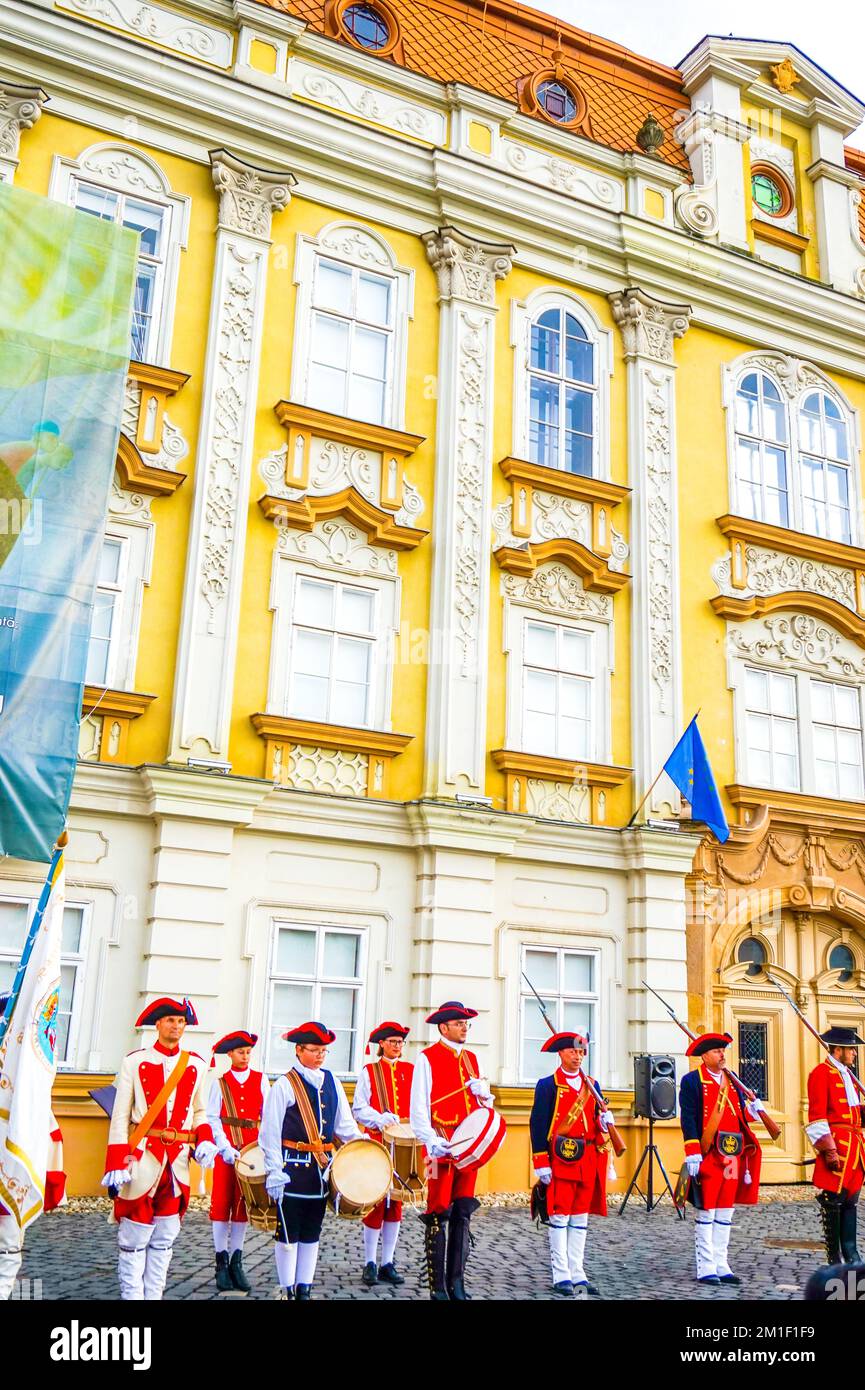 Changing of the guards, Parade Ceramony, Union Square, Timișoara Art ...