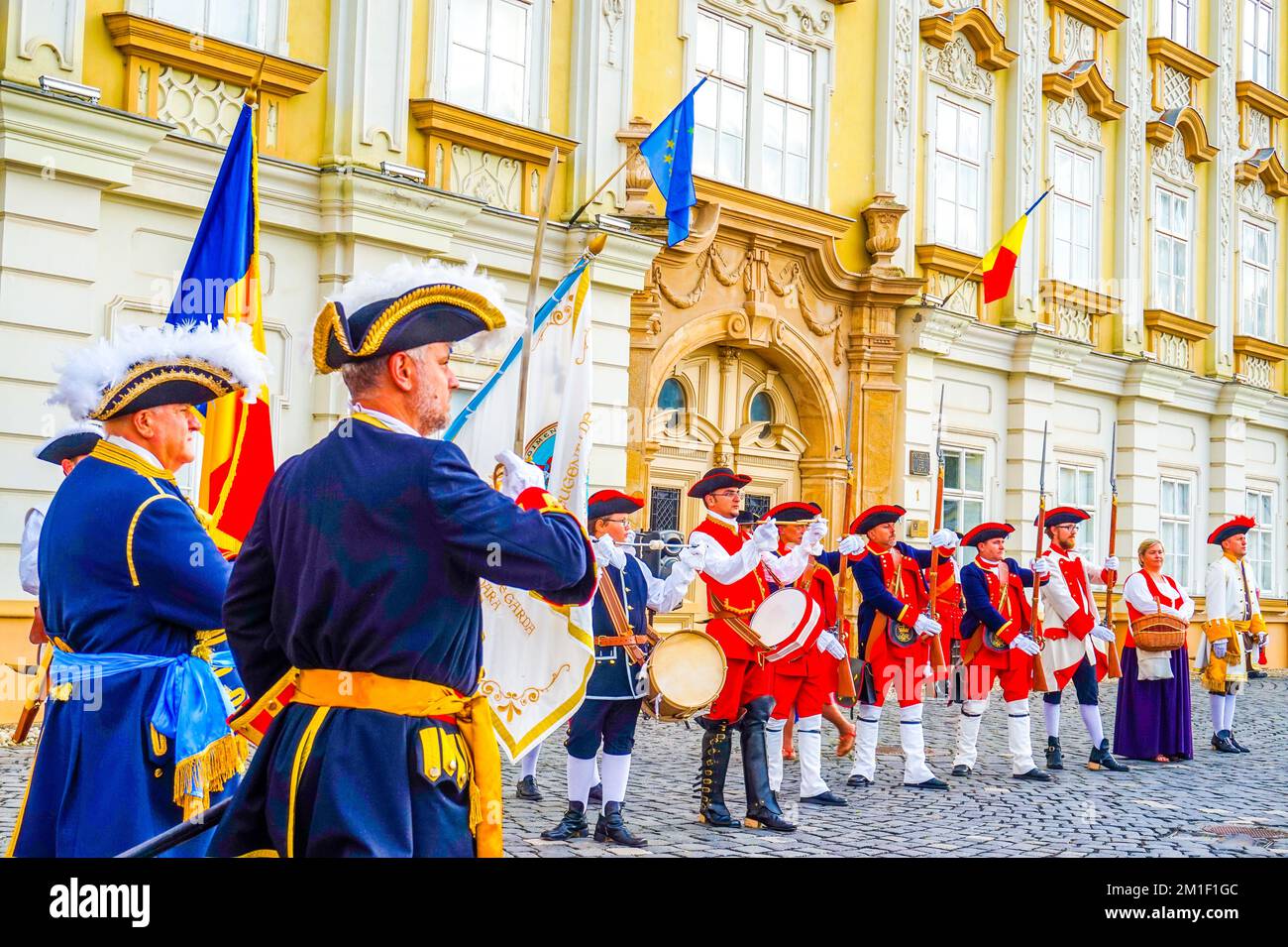 Changing of the guards, Parade Ceramony, Union Square, Timișoara Art ...