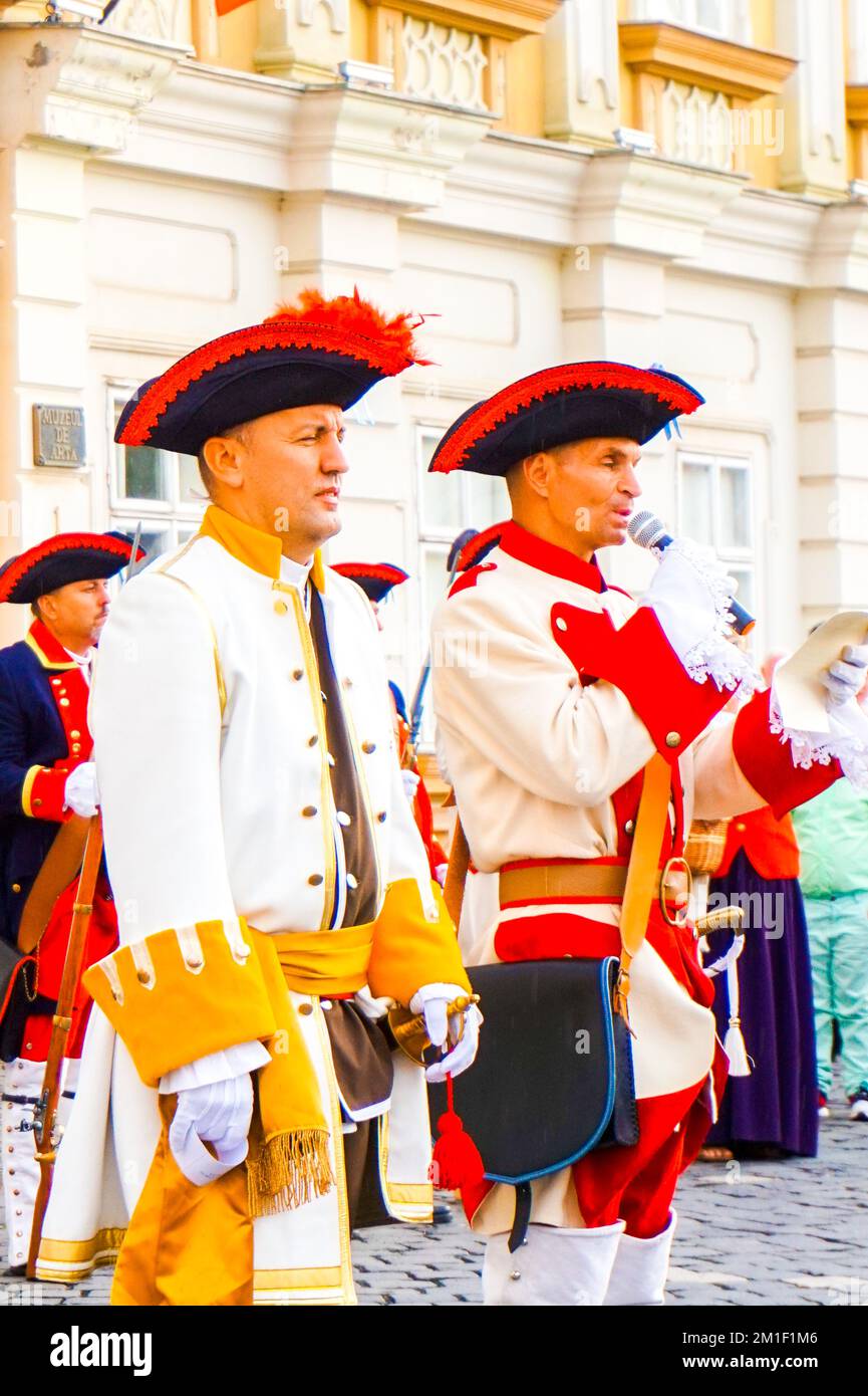 Changing of the guards, Parade Ceramony, Union Square, Timișoara Art ...