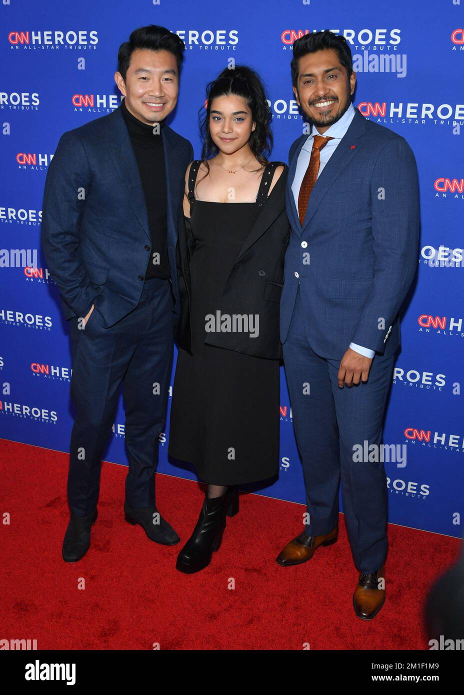 Simu Liu, Iman Vellani, and Tenoch Huerta attend the 16th annual CNN ...