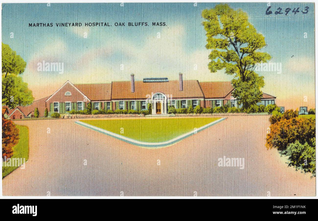 Martha's Vineyard Hospital, Oak Bluffs, Mass. , Hospitals, Tichnor ...