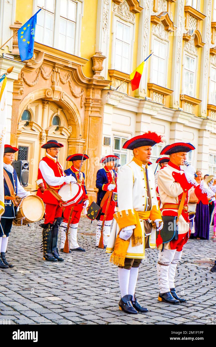 Changing of the guards, Parade Ceramony, Union Square, Timișoara Art ...