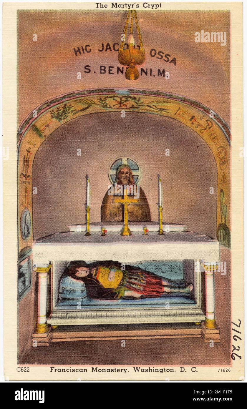 The Martyr's Crypt, Franciscan Monastery, Washington, D. C. , Religious ...