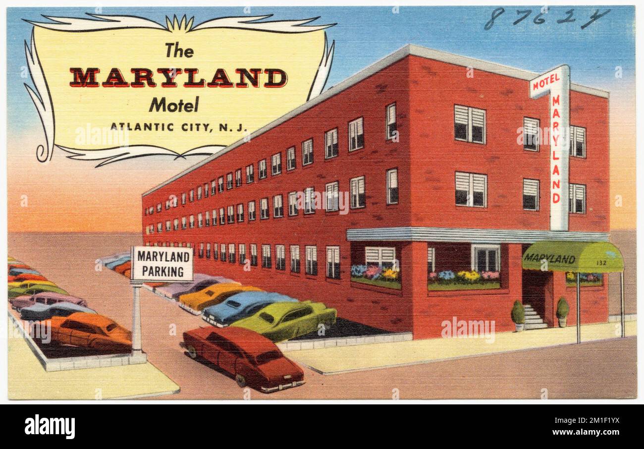 The Maryland Hotel, Atlantic City, N.J. , Motels, Tichnor Brothers ...