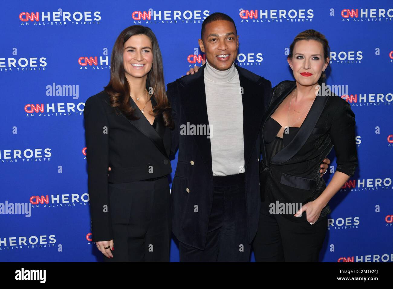 Kaitlan Collins, Don Lemon, and Poppy Harlow attend the 16th annual CNN Heroes: An All-Star ...