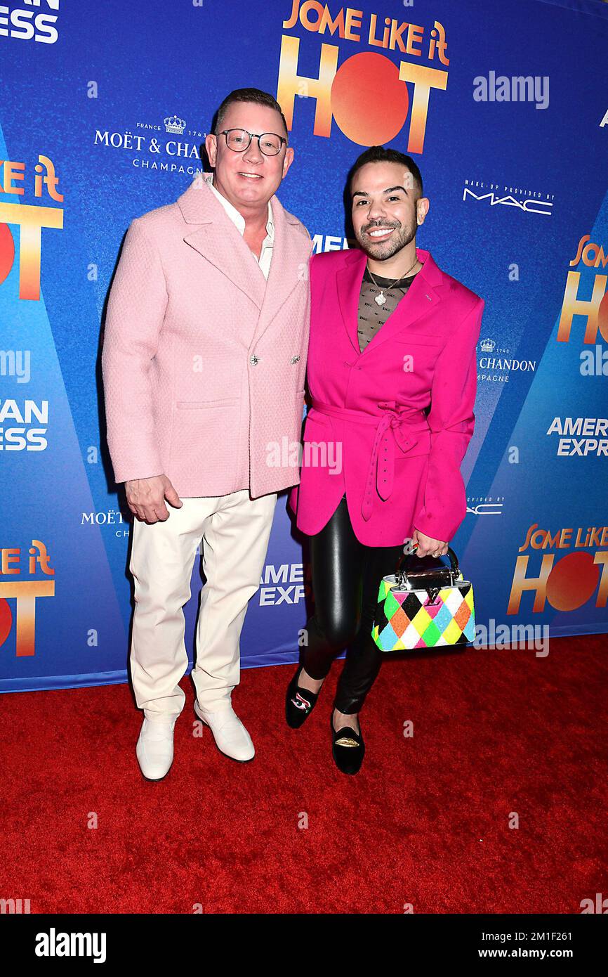 Jeffrey Grove and Gerald Grove attend the "Some Like it Hot" Broadway ...