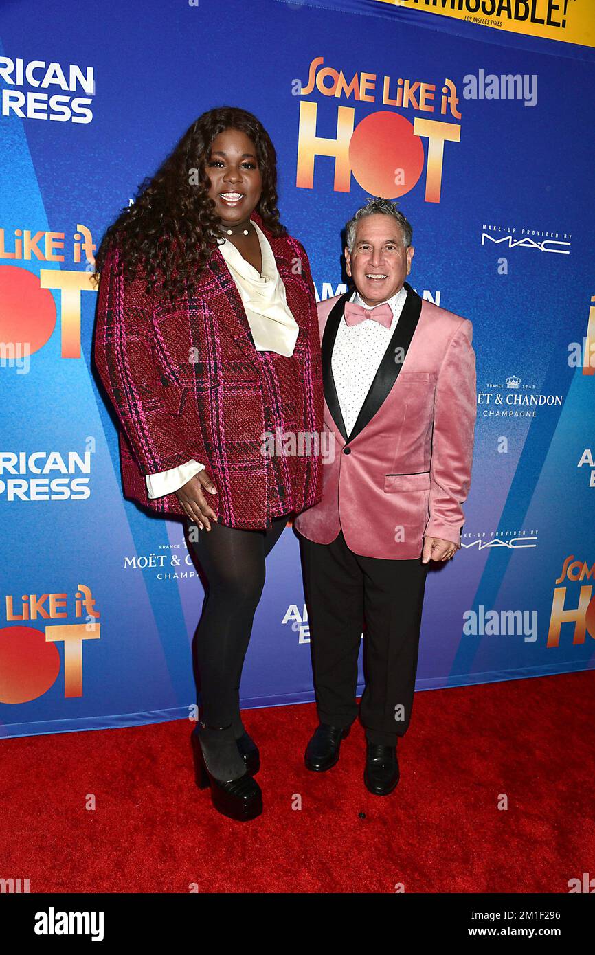 Alex Newell and Robert Corn attend the "Some Like it Hot" Broadway ...