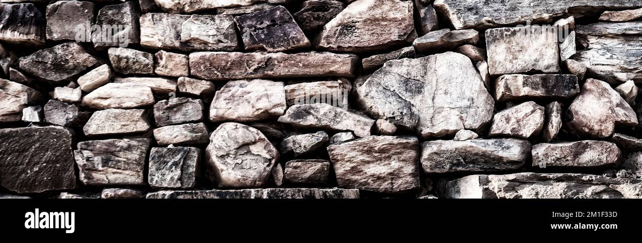 Natural Stone Wall Textured Background Stock Photo - Alamy