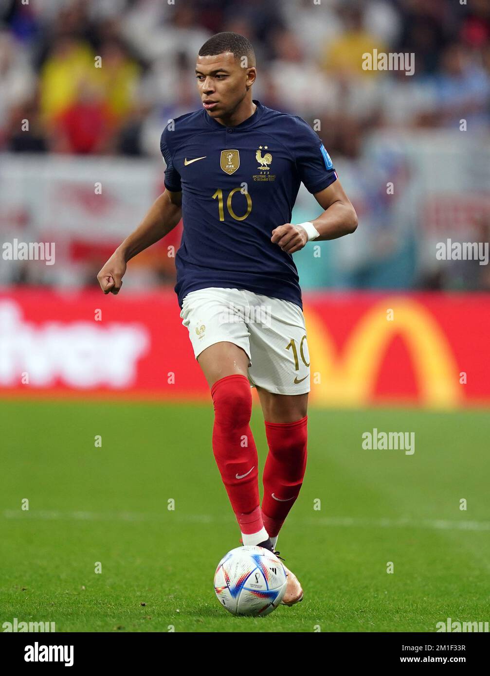 France's Kylian Mbappe during the FIFA World Cup Quarter-Final match at ...