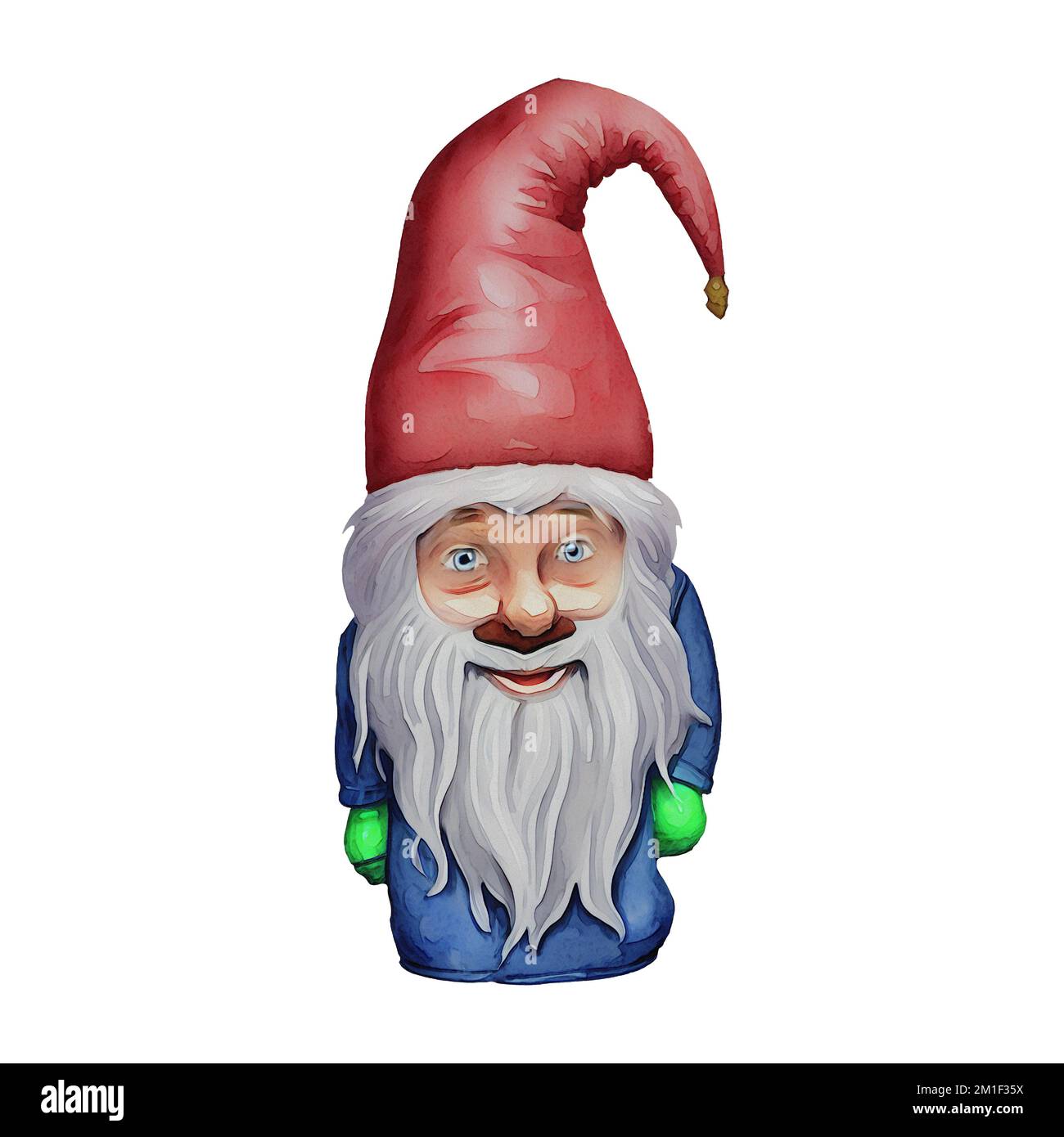 Smiley Gnome/Dwarf Fantasy Creature Digital Art By Winters860 Isolated ...