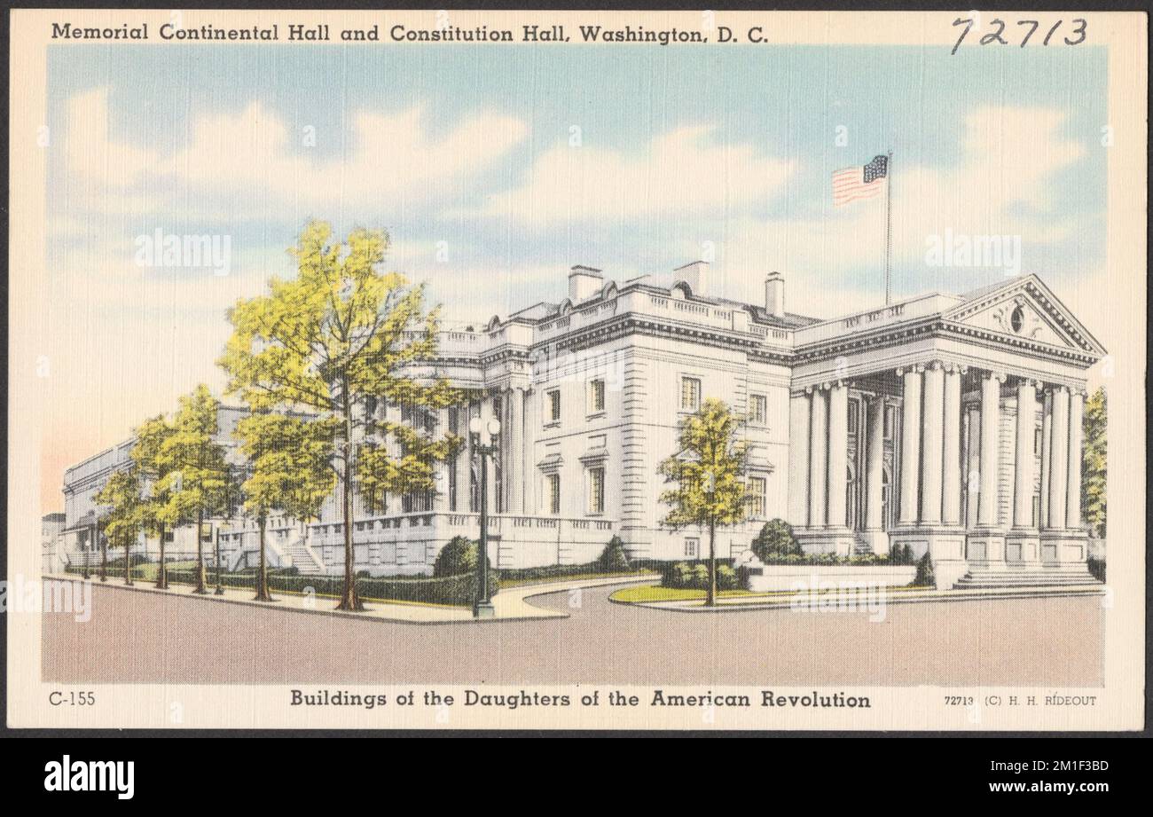 Memorial Continental Hall and Constitution Hall, Washington, D. C ...