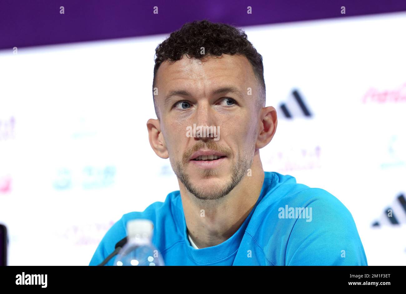 Croatia's Ivan Perisic during a press conference at the Main Media ...